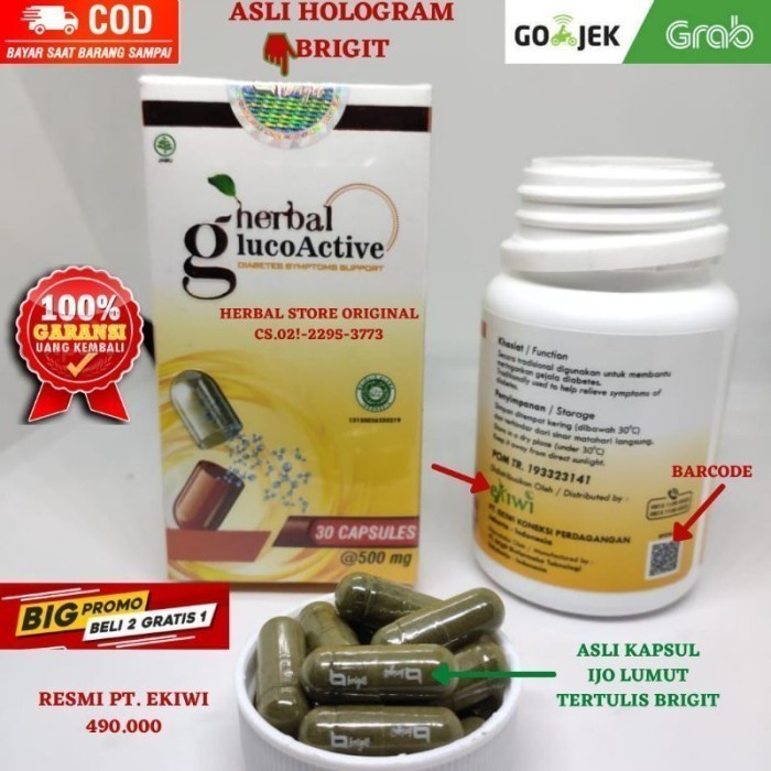 Jual GLUCOACTIVE OBAT DIABETES DAN KENCING MANIS PANKREAS INSULIN ...