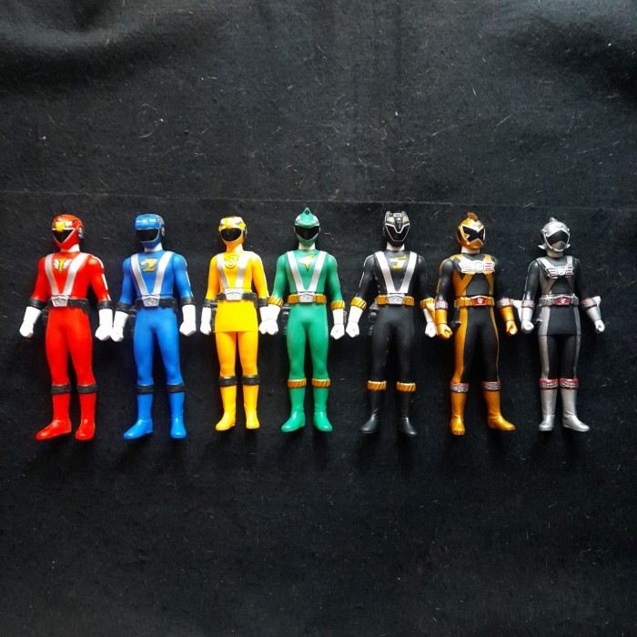 Jual Bandai 17 Cm Sentai Hero Series Engine Sentai Go-Onger Set of 7 ...