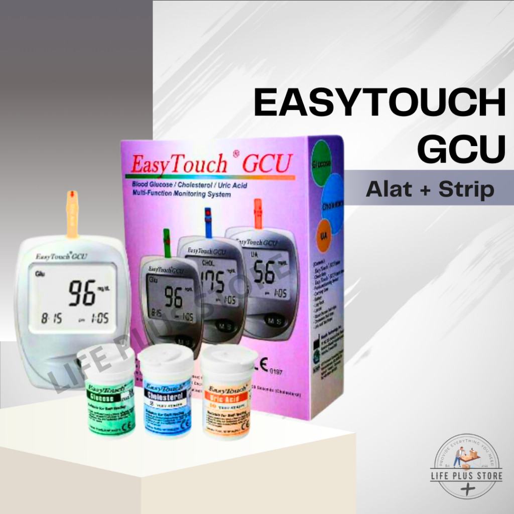 Jual Easytouch GCU 3 in 1 Alat Gula Darah, Asam Urat, Kolesterol ...