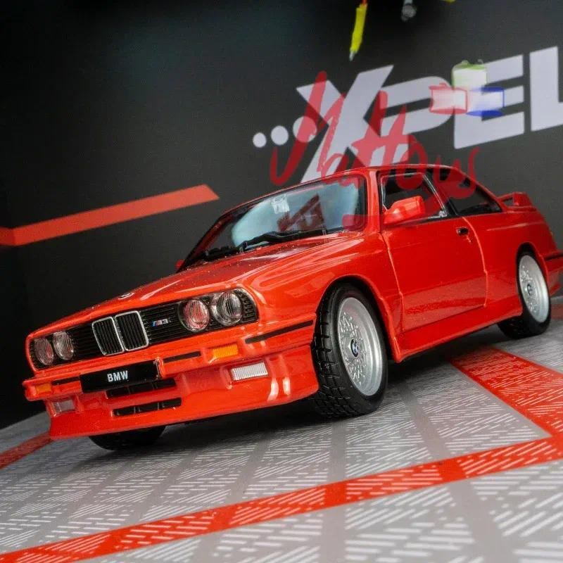 Jual Diecast 1:24 BMW M3 E30 1988 Sport Street Vintage Alloy Miniature Model koleksi Hobi ...