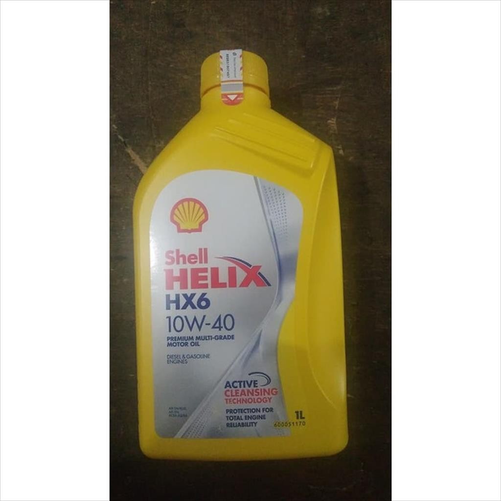 Jual Oli Mesin Mobil Shell Helix HX6 1 Liter Scan Barcode 10W-40 SN ...