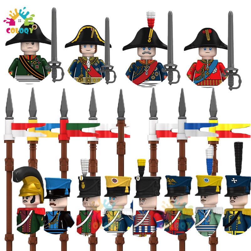 Jual Kids Toys Cartoon Anime Napoleonic Wars Military Soldier Building ...