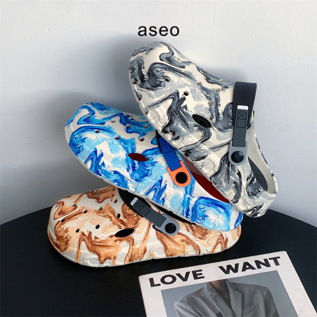 Jual Aseo Sandal Pria Wanita Baim Clog Terbaru Slip on Import Anti Slip ...