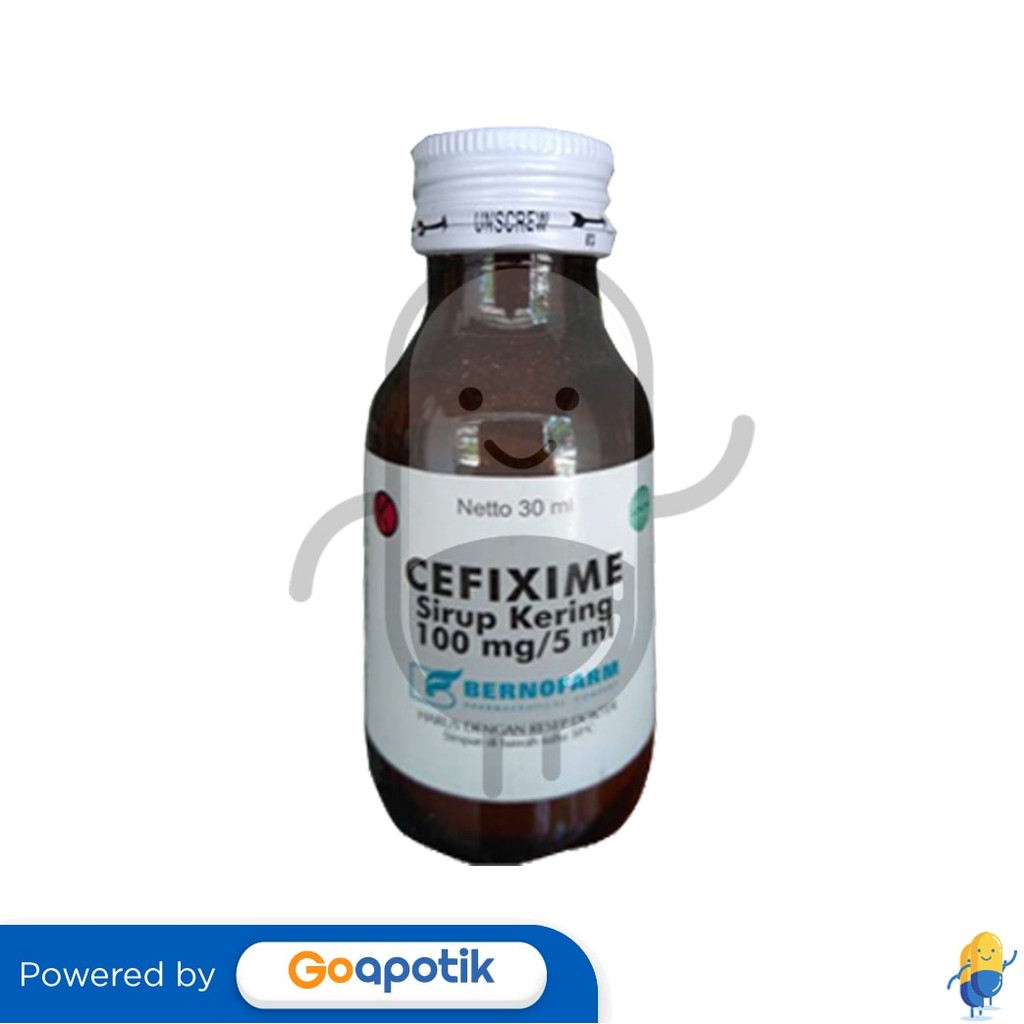 Jual Cefixime Trihydrate Bernofarm 100 Mg/5 Ml Dry Syrup 30 Ml | Shopee ...
