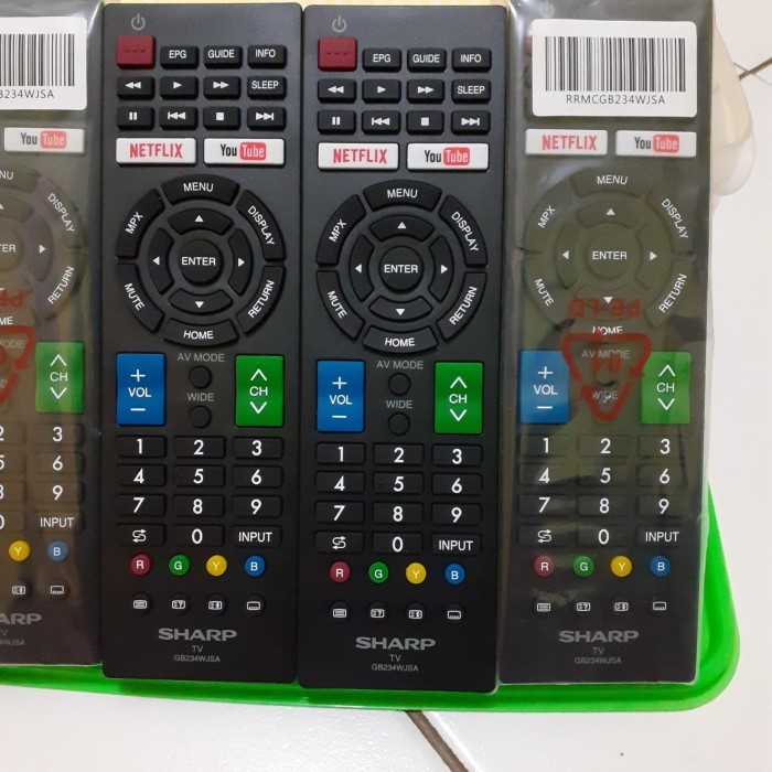 Jual REMOTE REMOT TV SHARP SMART TV LCD LED ANDROID GB234WJSA ORIGINAL | Shopee Indonesia