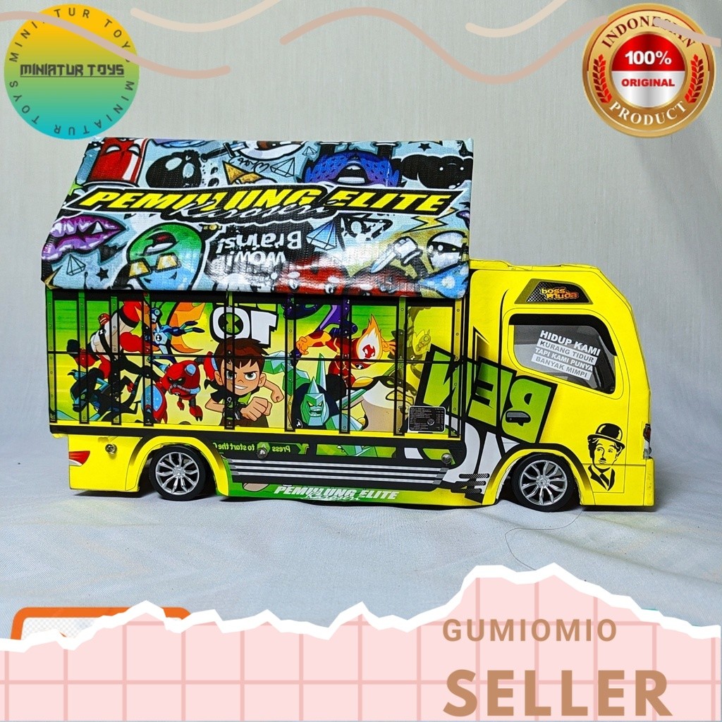 Jual Miniatur Truk Oleng BEN 10 UKURAN 30 GMM | Shopee Indonesia