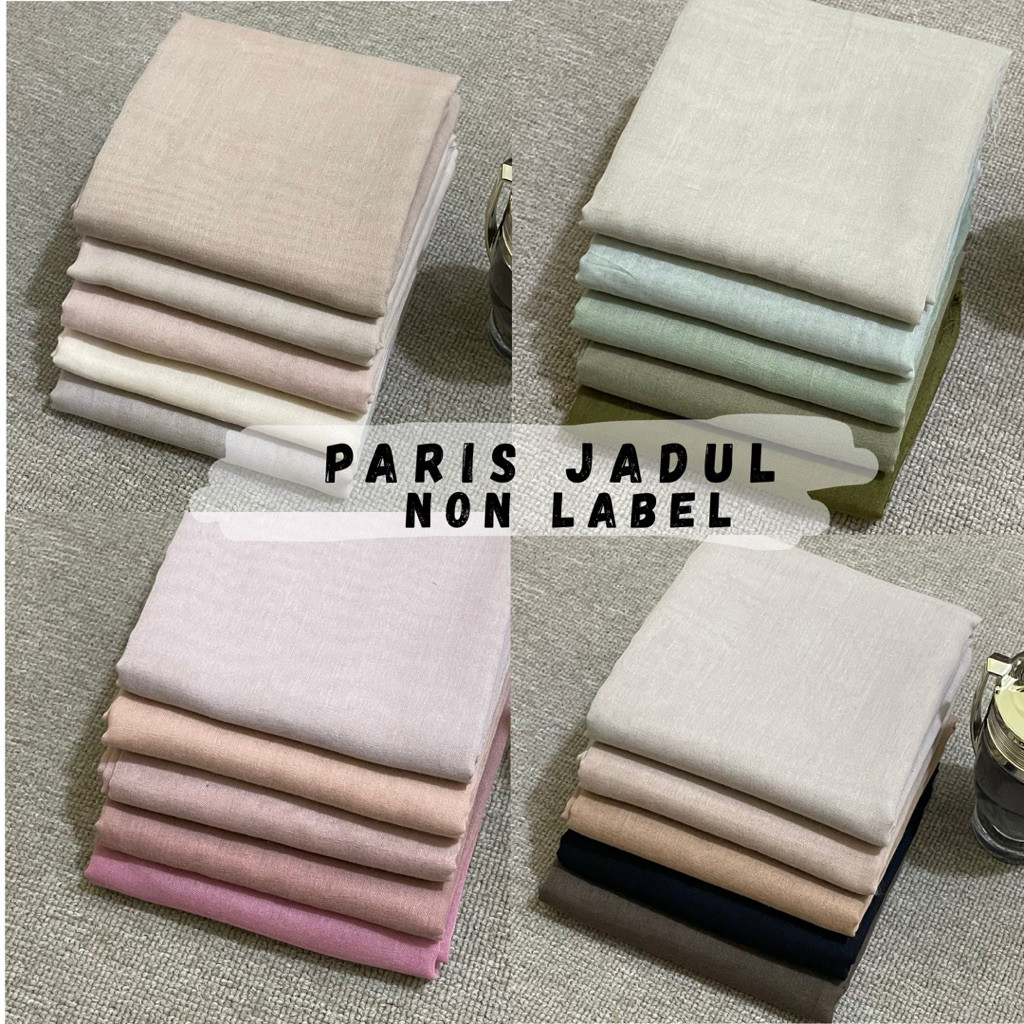 Jual Paket 10 pcs - Hijab Segiempat Paris Jadul Non Label -Hijab Paris ...