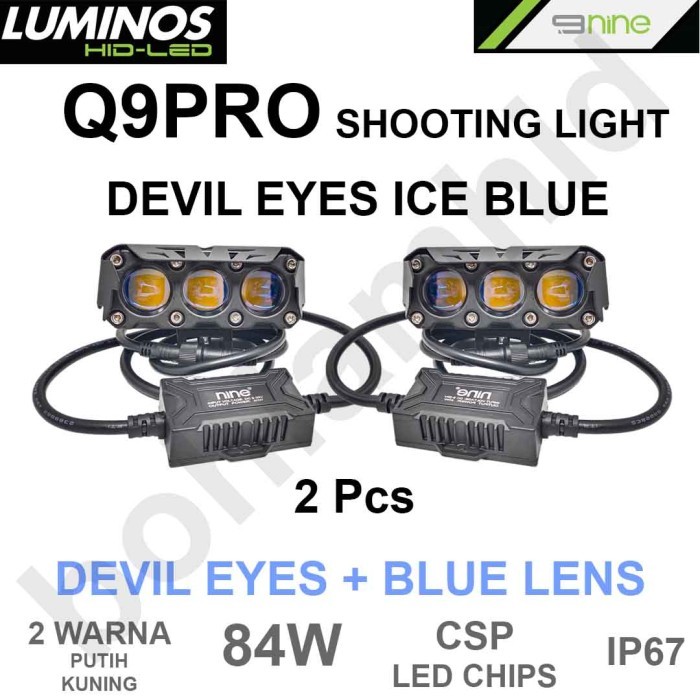Jual 2Pcs Lampu LED Tembak Sorot LUMINOS Q9 - Q9PRO Projektor Laser ...