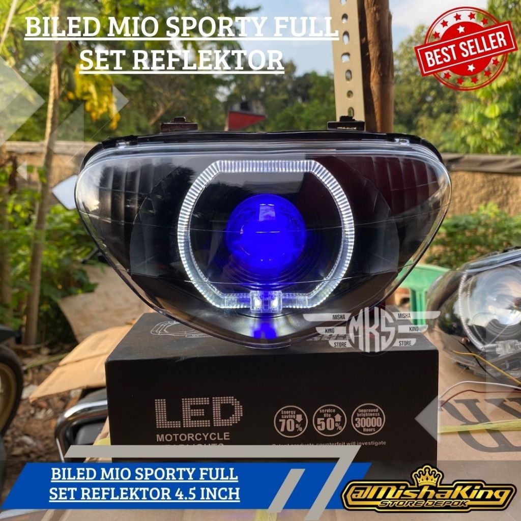 Jual LAMPU BILED MIO SPORTY MIO 4.5 FULL SET REFLEKTOR | Shopee Indonesia