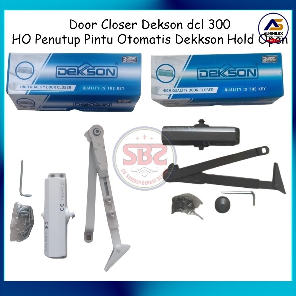 Jual Door Closer DKS HO Brown Door Closer DCL 300 HO Hold Open Dekkson ...