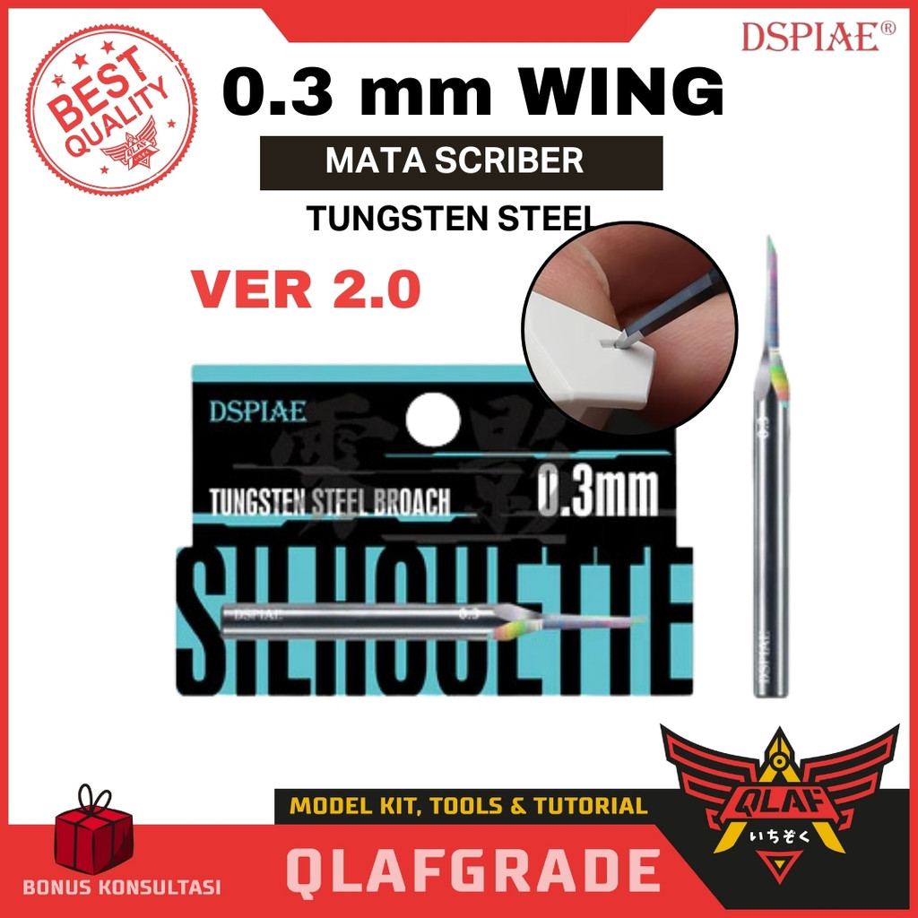 Jual Mata scriber 0.3 mm WING Tungsten Steel Broach YPB-03 - Push ...