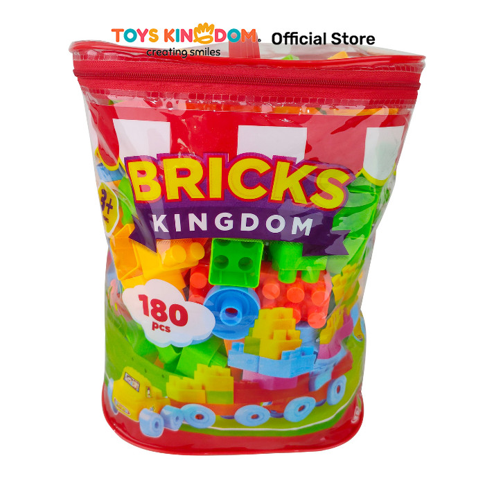Jual Toys Kingdom Bricks Kingdom Set 180 Pcs Blocks Tas - Merah Kids ...