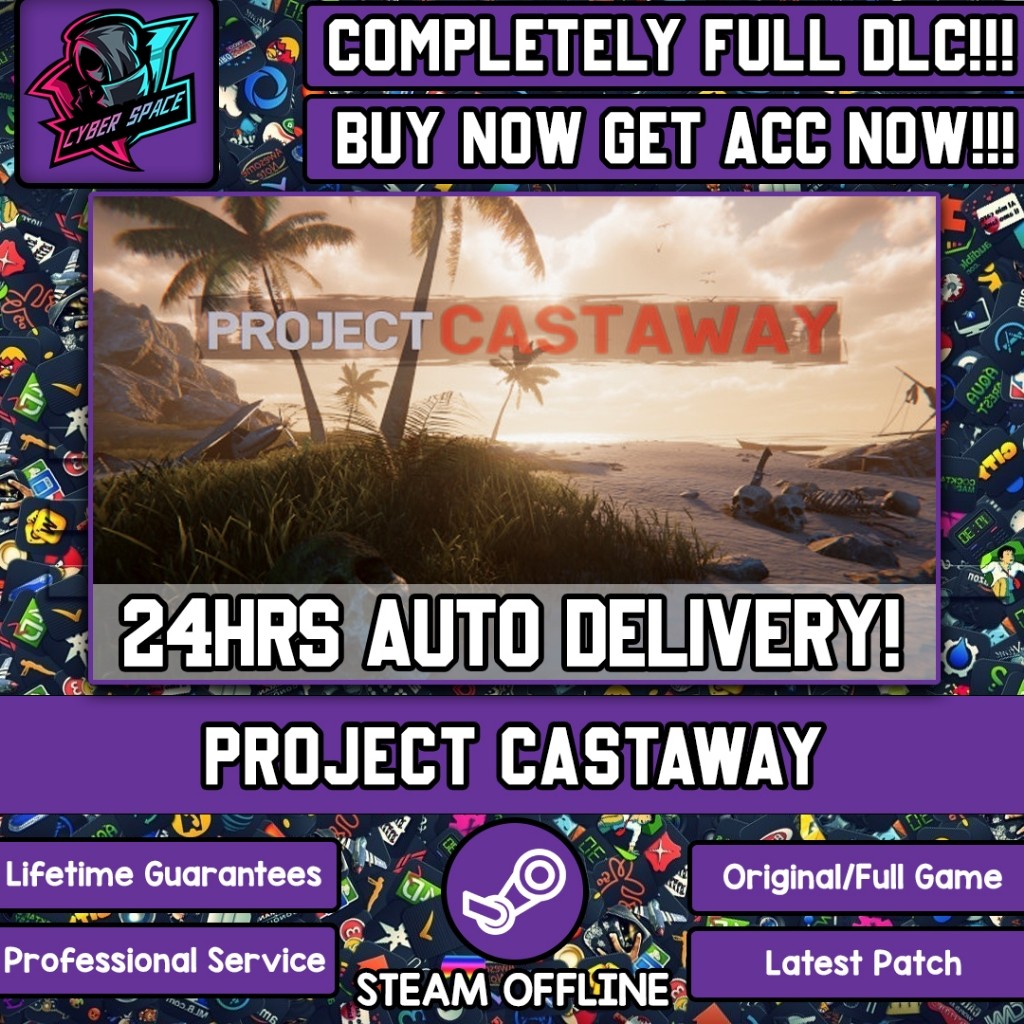 Jual Project Castaway [Auto Delivery] [Steam Offline] [Full DLC] Cyber ...