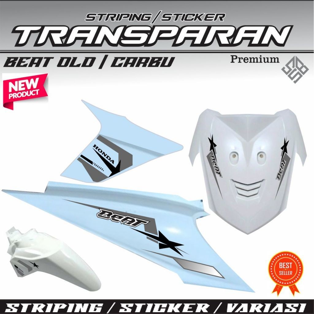 Jual MOTIP LIS STRIPING STIKER STRIPING VARIASI HONDA BEAT OLD MOTIF ...