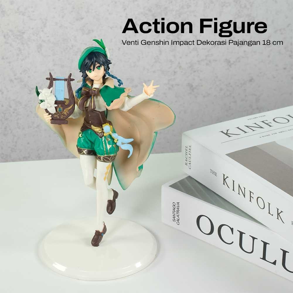 Jual Venti Genshin Impact Action Figure Dekorasi Pajangan 18cm | Shopee ...