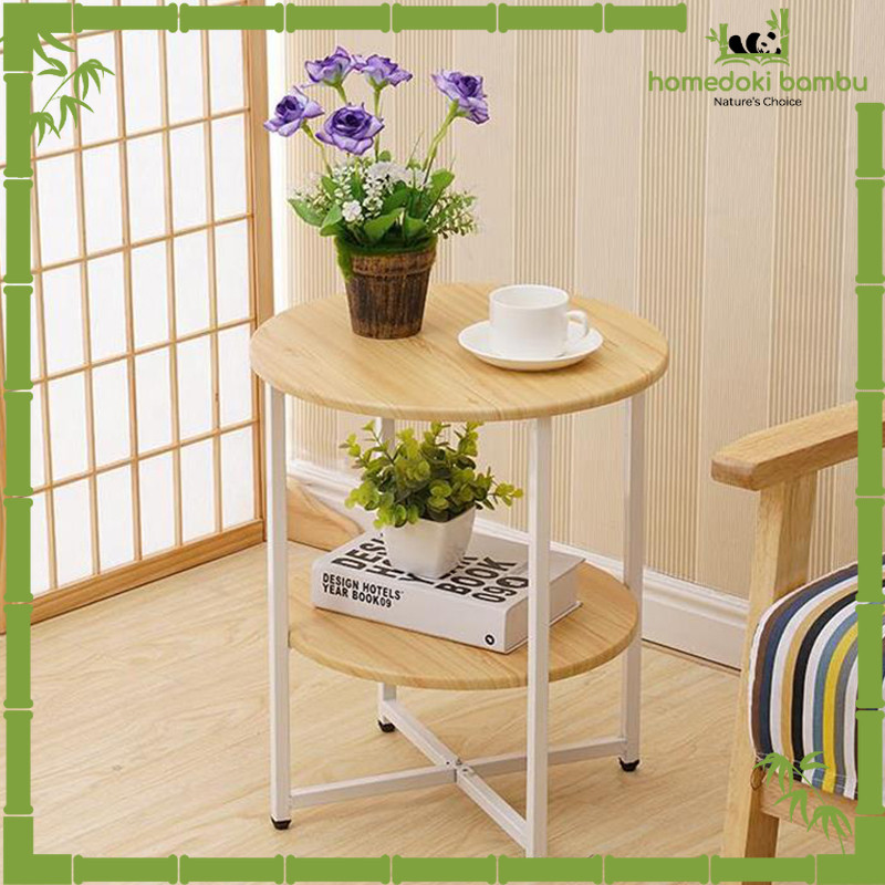 Jual Homedoki Bambu - Meja Coffe Minimalis | Shopee Indonesia