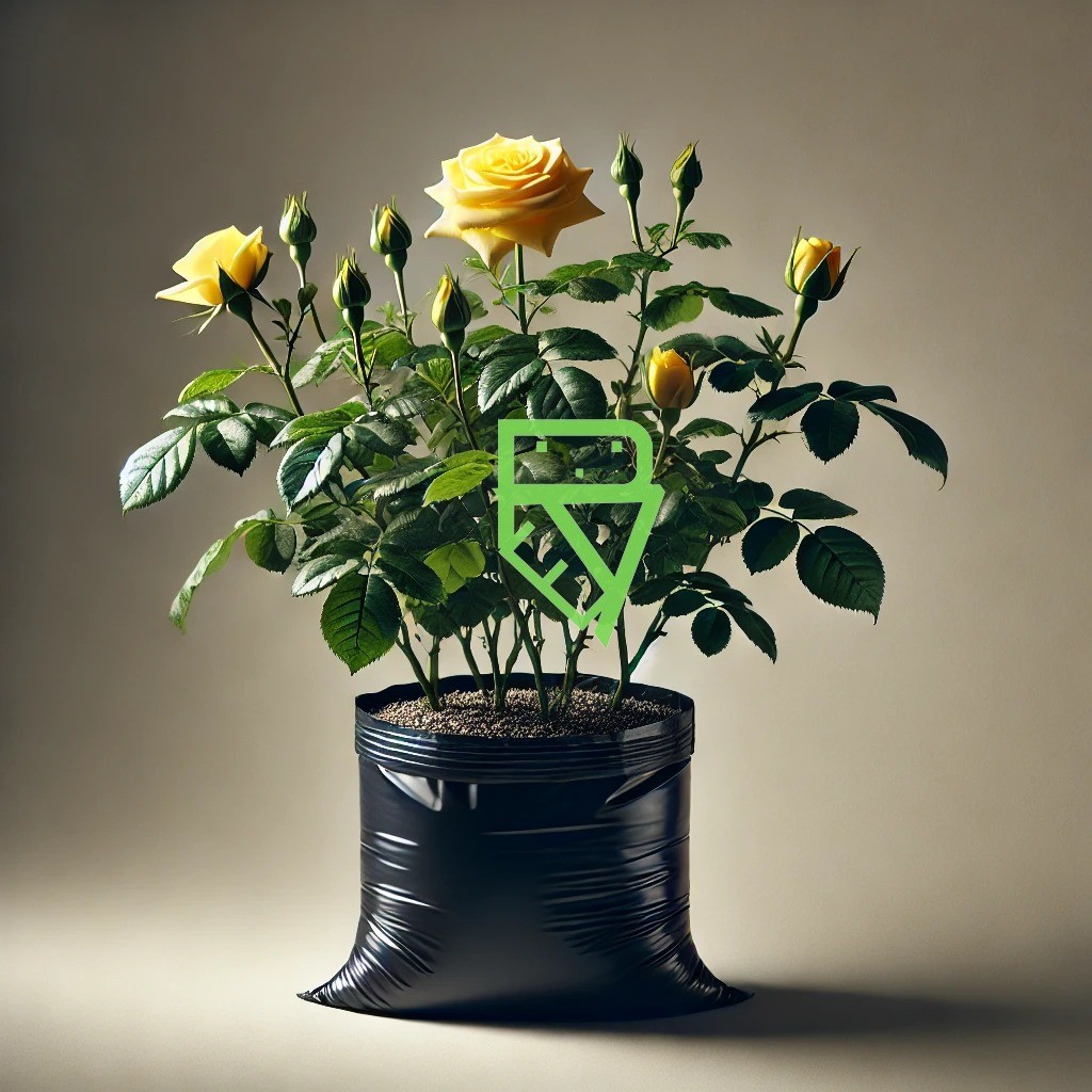 Jual Tanaman Bunga Mawar Kuning (rosa foetida) Berbunga Besar Wangi ...