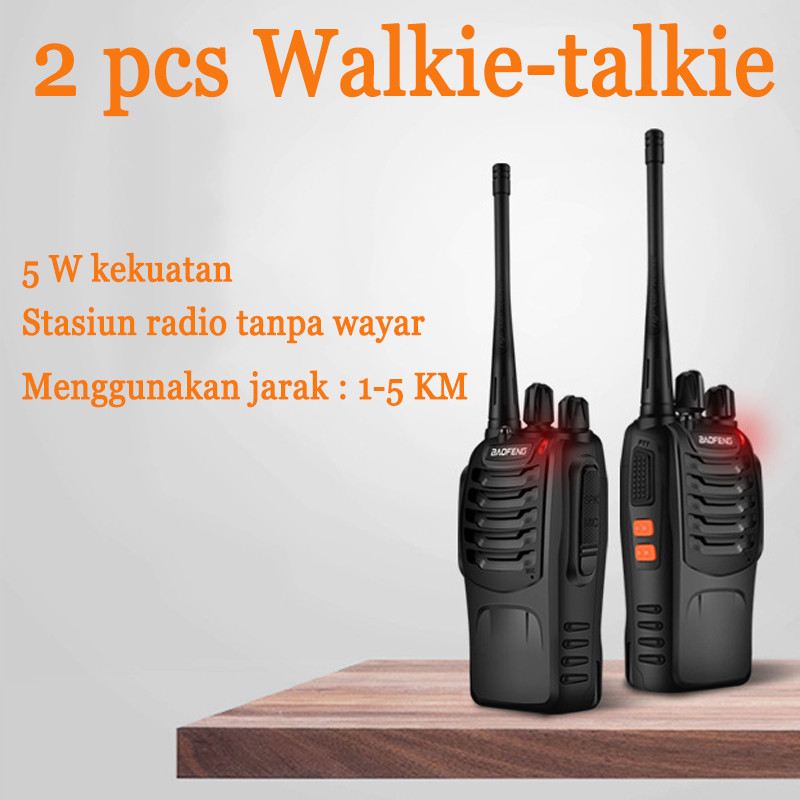Jual Peralatan komunikasi walkie talkie radio tanpa wayar | Shopee ...