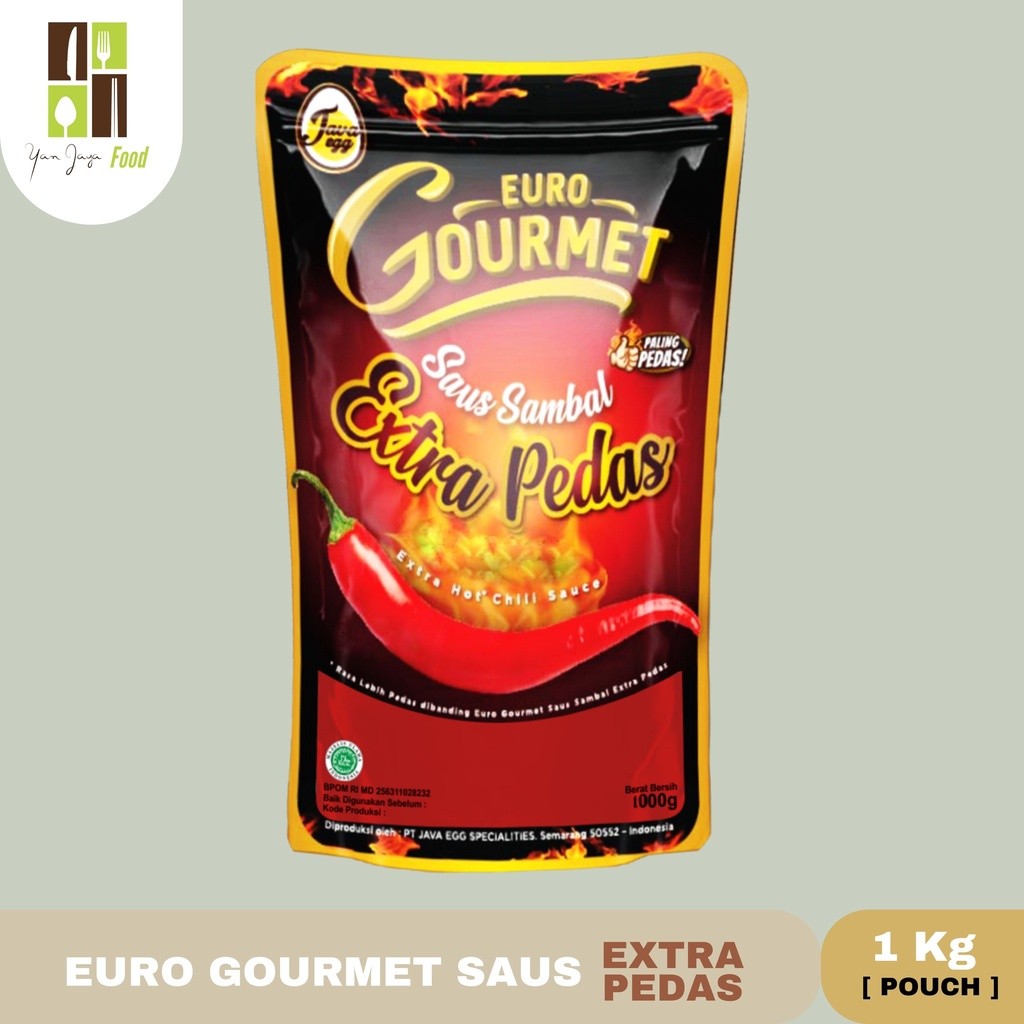 Jual Euro Gourmet Extra Pedas / Saus Sambal [500g/1Kg] | Shopee Indonesia