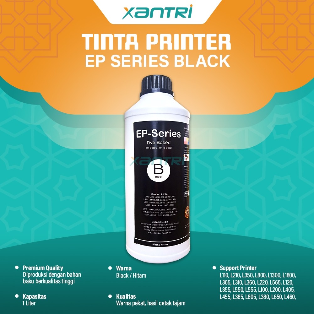 Jual Xantri - Tinta Printer 1 Liter Compatible For Printer L380 L650 ...