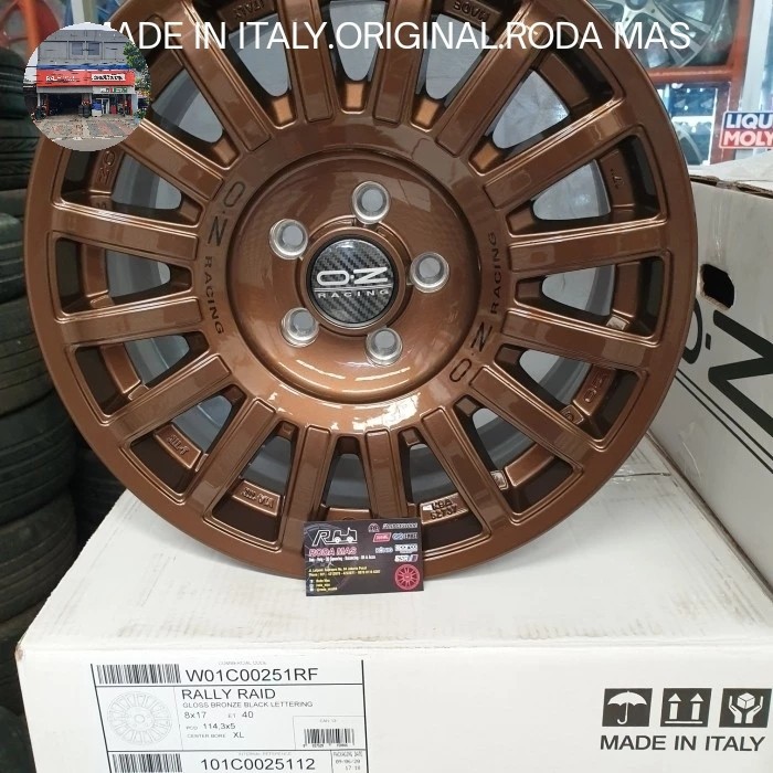 Jual Velg OZ Racing Rally Raid Original R17inch 5x114.3 | Shopee Indonesia