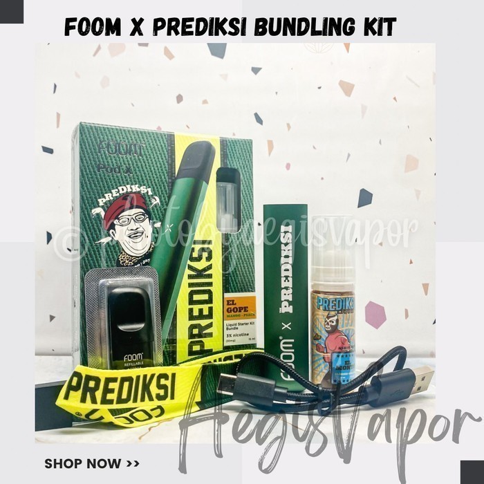 Jual Foom X Pod Prediksi Bundling 15ml Kit Device | Shopee Indonesia