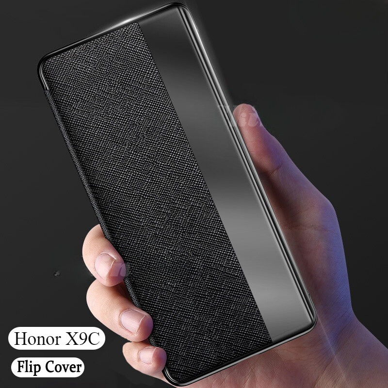Jual For Honor X9C Flip Case Smart View Cover for Honor X9C case Window ...