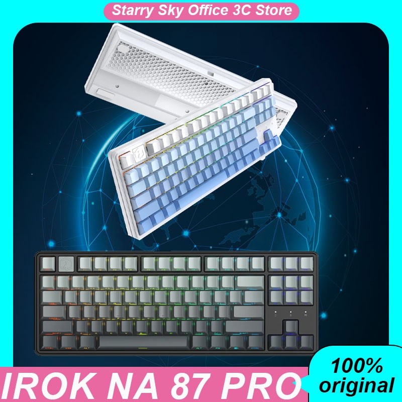 Jual Irok Na87 Pro Mechanical Keyboard Esports Magnetic Axis 8000hz Return Rate Side Engraved ...