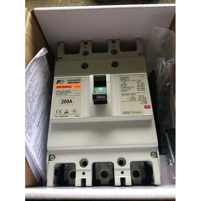 Jual JS88 MCCB Breaker NFB Fuji BW 250 RAG 3POLE 175-250Amper 50kA ...