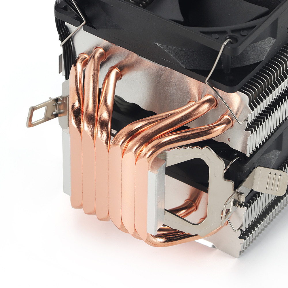Jual 6 Heat Pipes 4 Pin PWM RGB PC Quiet CPU Cooler Intel LGA 1700 2011 ...