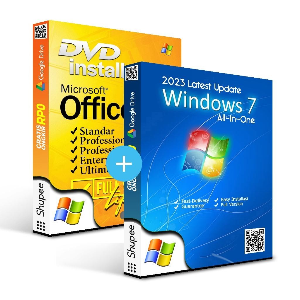 Jual Giveaway - Microsoft® Windows® 7 (2O23) + Office® 2OO7 Free Serial ...