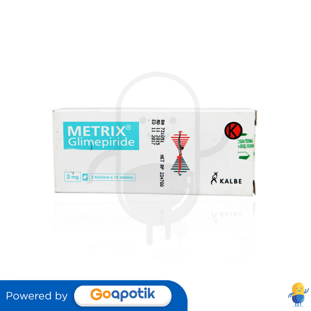 Jual Metrix 3 Mg Box 30 Tablet | Shopee Indonesia