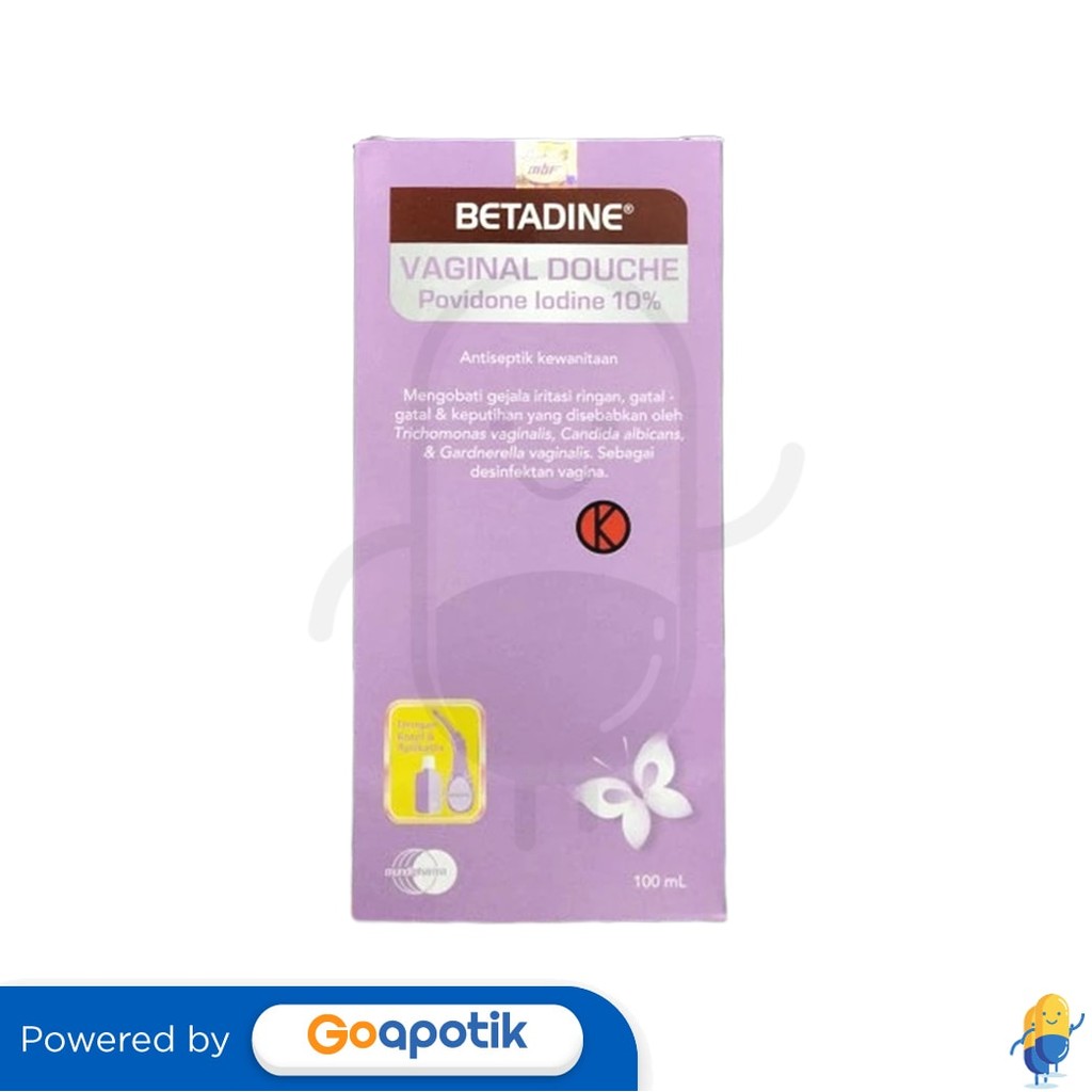 Jual Betadine Vaginal Douche 100 Ml Dengan Aplikator | Shopee Indonesia