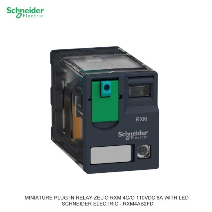Jual MINIATURE PLUG IN RELAY ZELIO RXM 4C/O 110VDC 6A WITH LED SCHNEIDER ELECTRIC | Shopee Indonesia