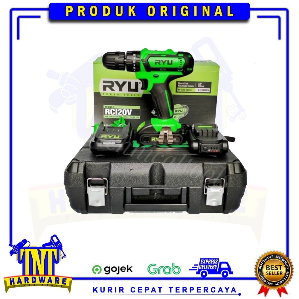 Jual RYU BOR CORDLESS / BOR BATRE BATTERY BATERAI BETON RCI20V RYU ...