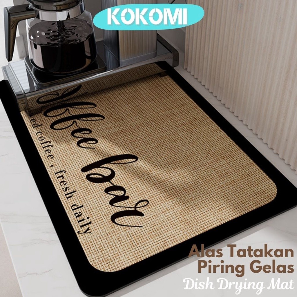 Jual KOKOMI Alas Tatakan Piring Gelas Aesthetic COFFEE Placemat Dish ...