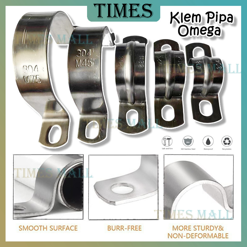Jual Klem Pipa besi paralon pvc uk /1/2" 3/4'' Klem Pipa Paralon Model ...