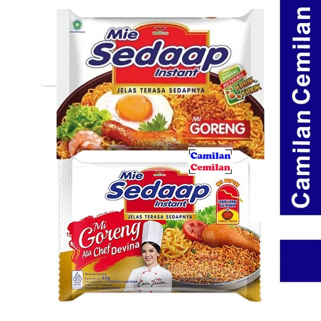 Jual Sedaap Mie Instan Goreng Ala Chef 93 gr | Shopee Indonesia