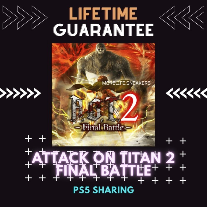 Jual Attack On Titan 2 Final Battle, PS5 Digital Sharing | Shopee Indonesia