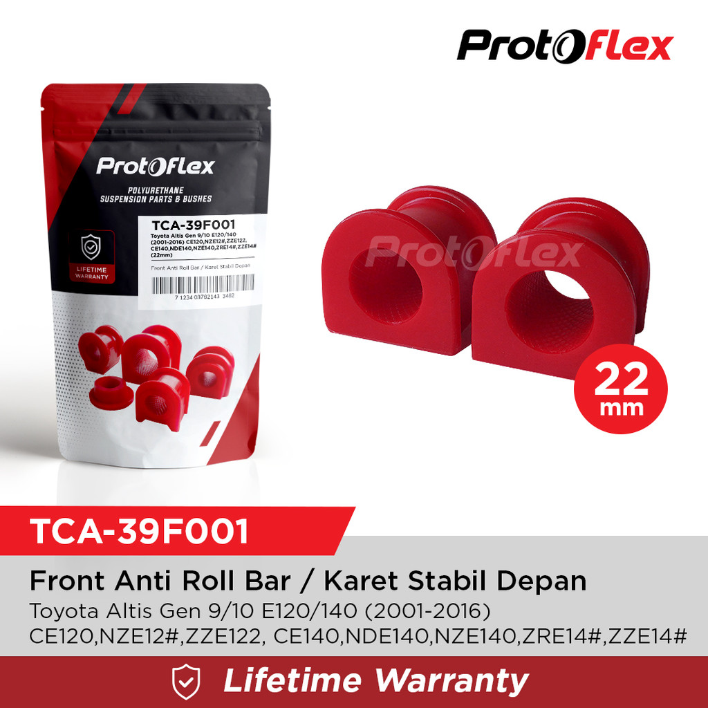 Jual Protoflex Bushing Karet Stabil Depan Toyota Altis Gen 9/10 E120 ...