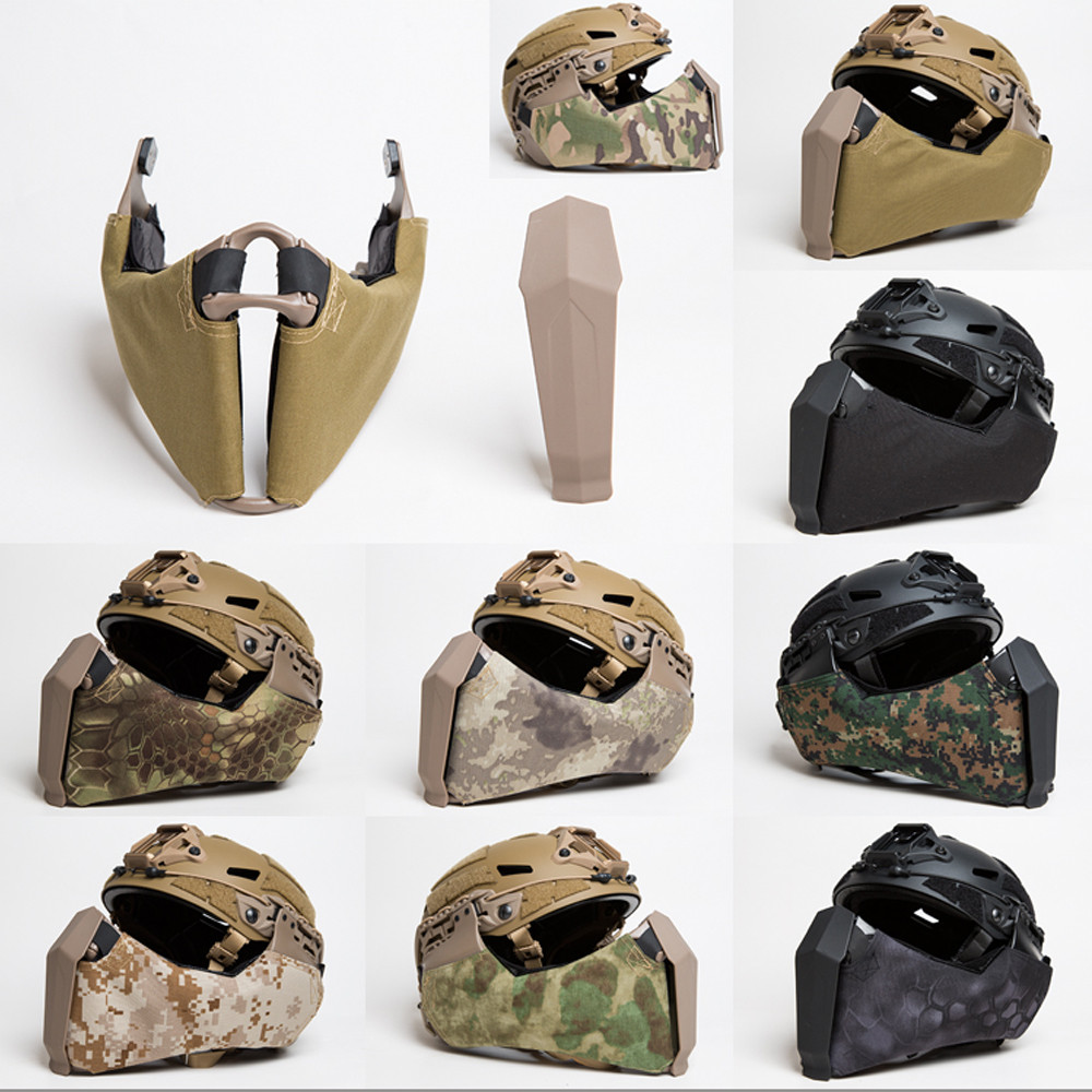 Jual TBFMA Gunsight Mandible Tactical Airsoft Equipments Half Face Mask ...