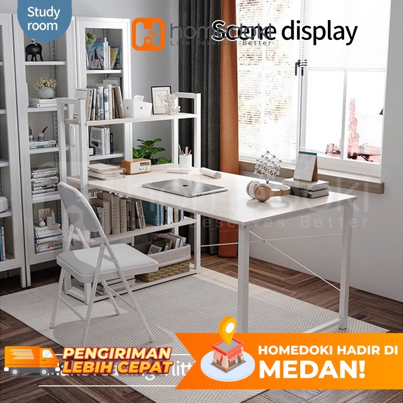 Jual Homedoki meja pc/meja gaming/meja komputer kayu/meja belajar/meja ...