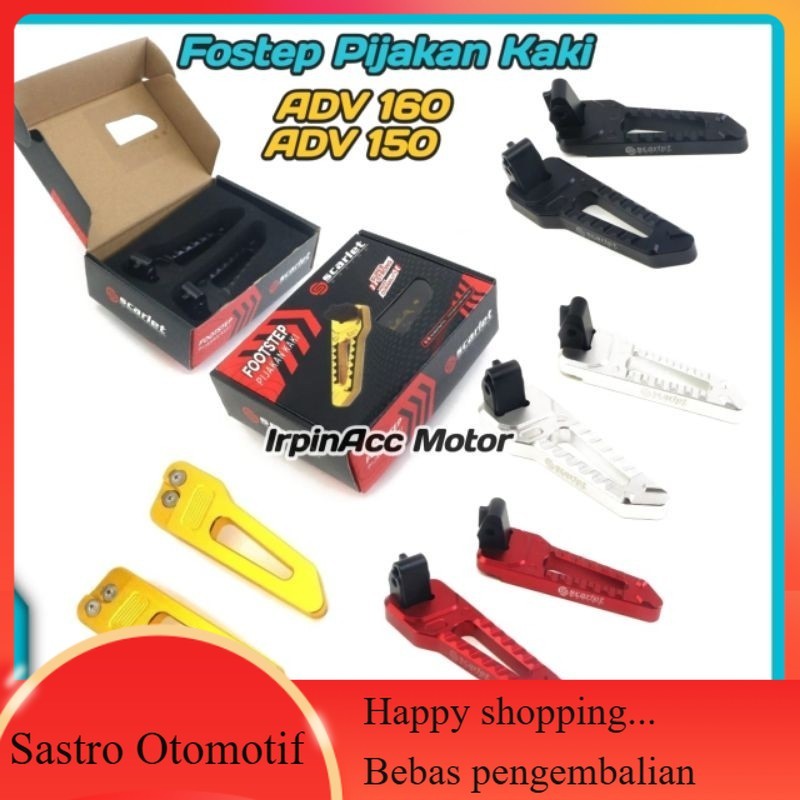 Jual Foot Step belakang motor ADV 150 ADV 160 injakan kaki belakang ...