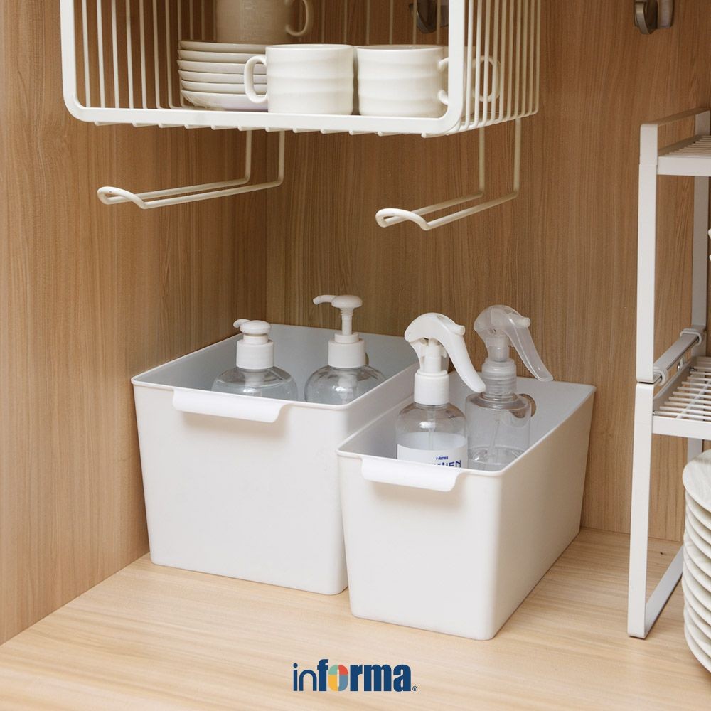 Jual Informa 28.2X13.5X12.5 cm Kotak Penyimpanan Serbaguna - Putih ...