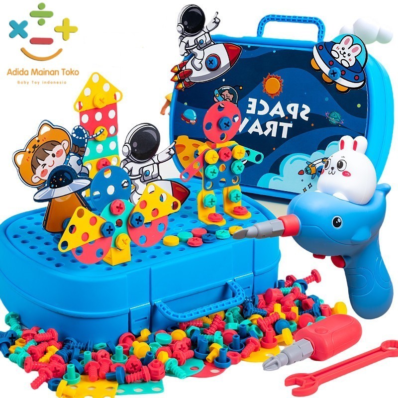 Jual AZ56TR Adida Toys 479Pcs Block City Sudah Termasuk Kreatif 3D DIY ...