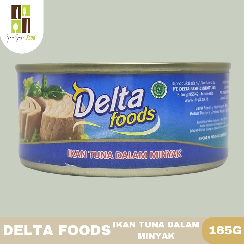 Jual Delta Foods Tuna / Ikan Tuna Dalam Minyak 165g | Shopee Indonesia