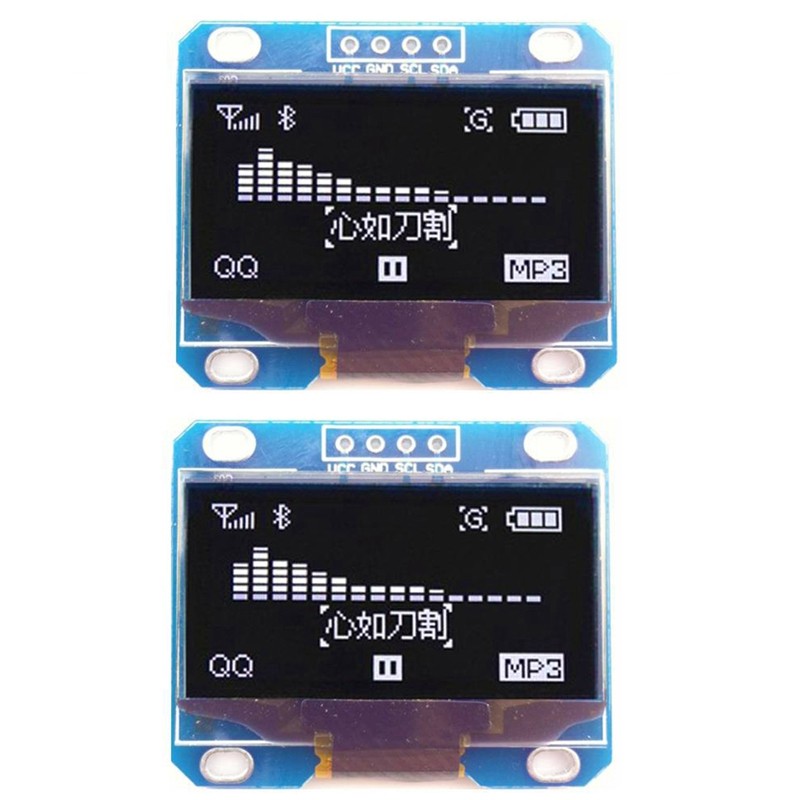 Jual 2Pcs 1.3 inch IIC I2C Serial 128X64 SH1106 OLED LCD Display LCD ...