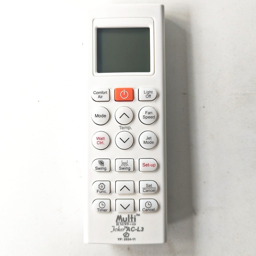 Jual Remote AC Multi Joker AC-L3 untuk merk LG | Shopee Indonesia