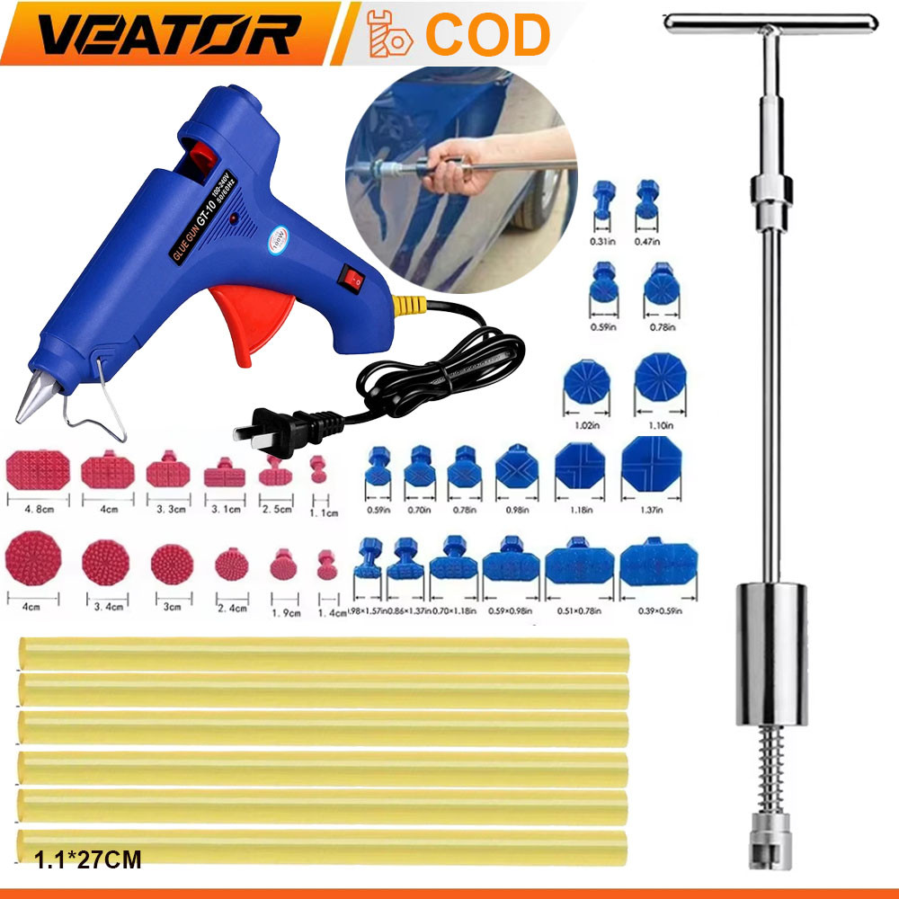 Jual Alat PDR Alat Perbaikan Penyok Mobil set Slide Hammer Glue Gun ...