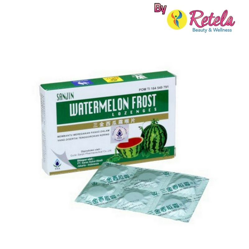 Jual WATERMELON FROST LOZENGES 12 Tablet Hisap | Shopee Indonesia